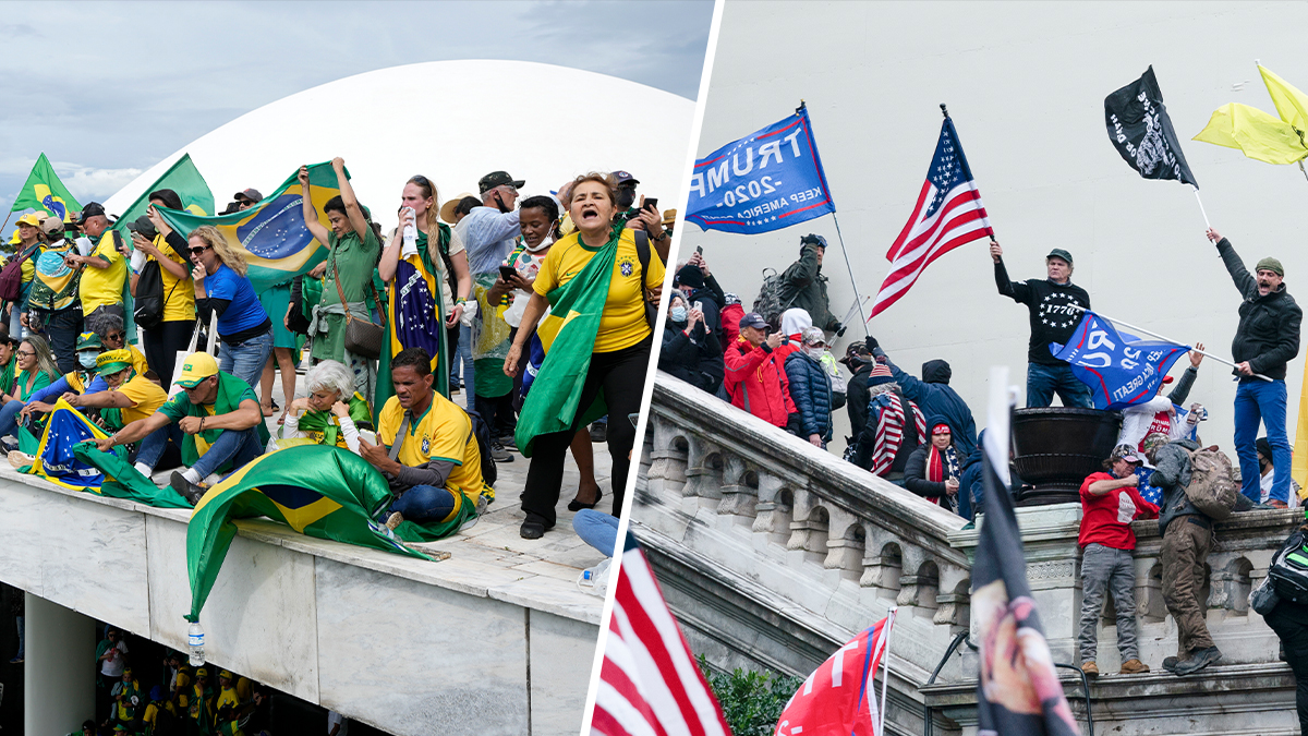Brazil and US Capitol Riot Are Parallel Attacks But Not Identical – NBC ...
