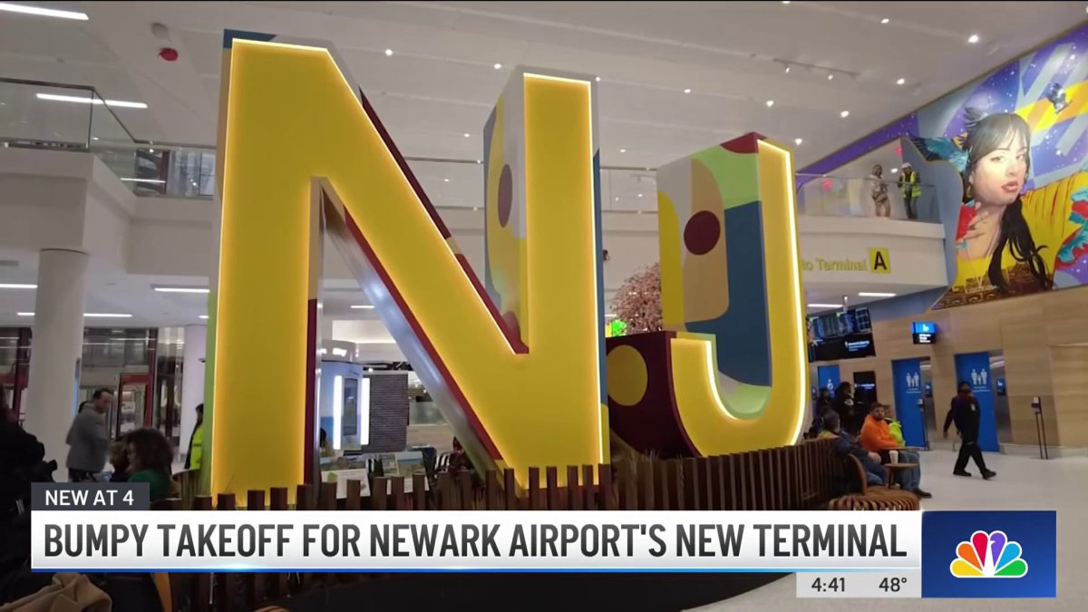 Bumpy Takeoff For Newark Airport’s New Terminal – NBC New York
