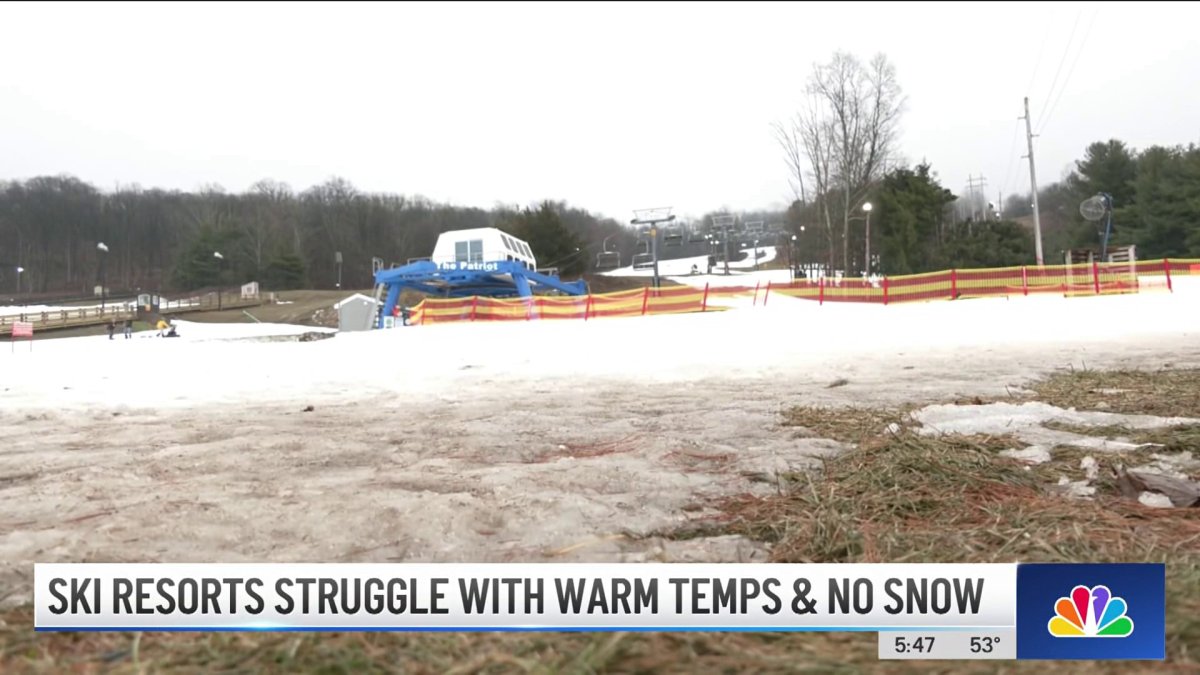 Ski Resorts Struggle With Warm Temps and No Snow – NBC New York
