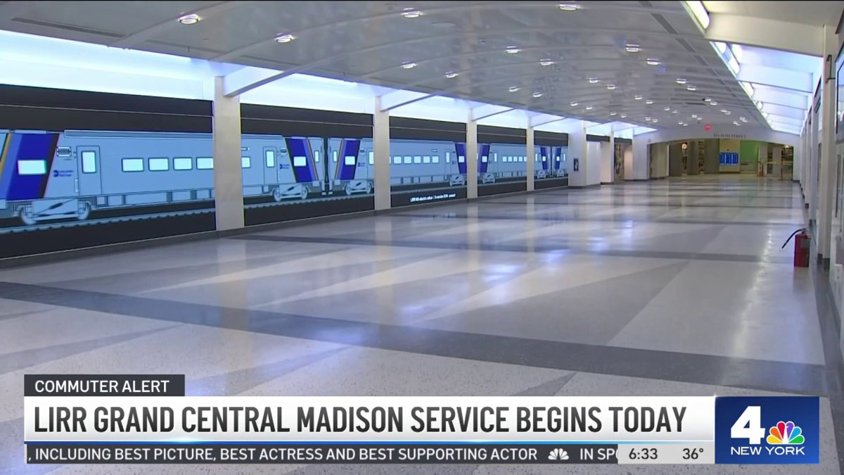 LIRR Grand Central Madison Service Begins Today – NBC New York