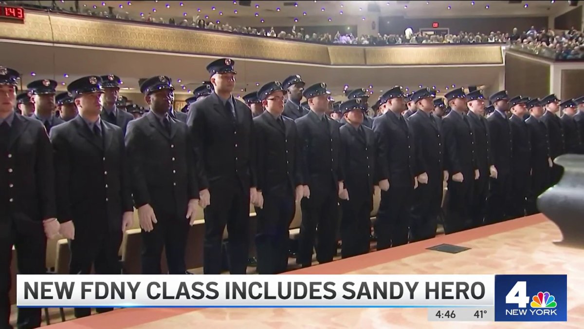 New FDNY Class Includes Sandy Hero – NBC New York