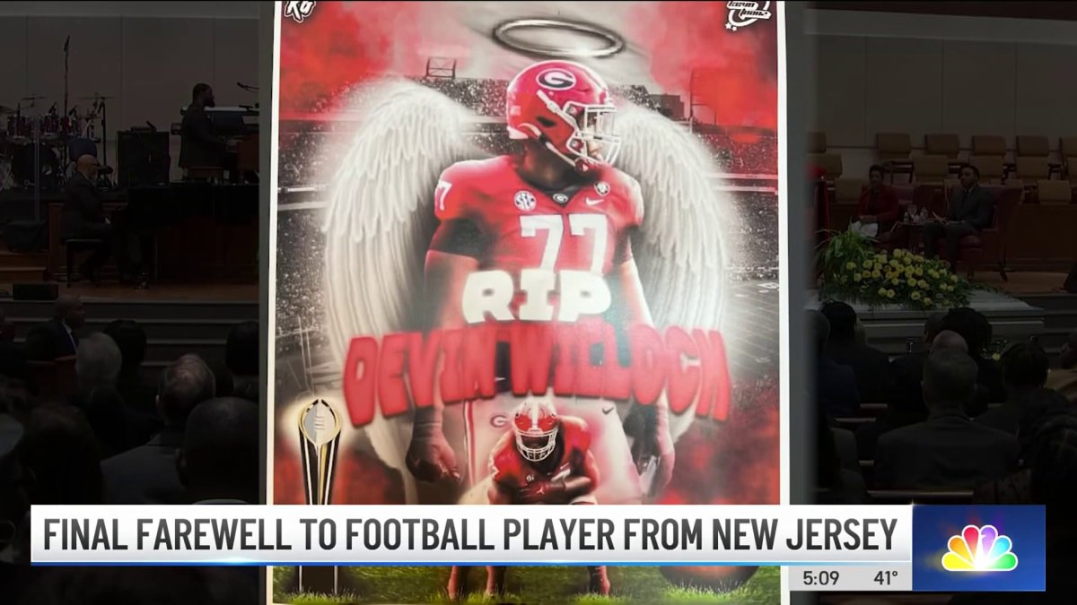 Final Farewell to Football Player From New Jersey – NBC New York