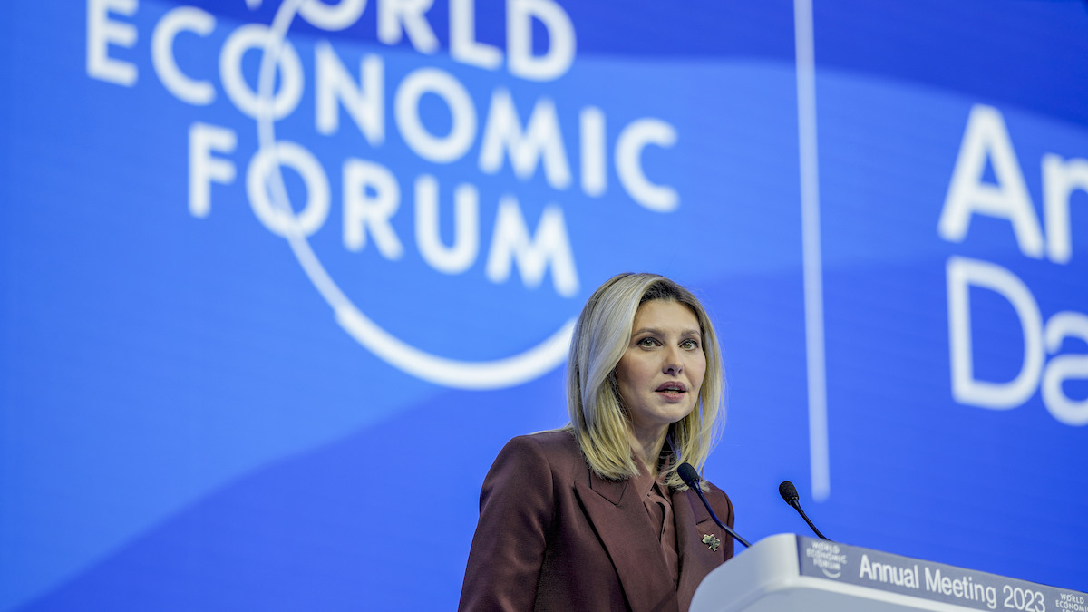 Ukraine First Lady to Give Rare Address at Davos Forum – NBC New York