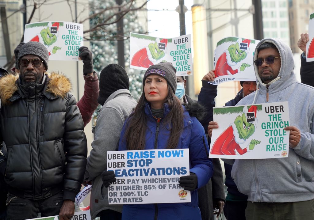 Uber Strike Today: NYC Drivers Protest Blocked Pay Raise – NBC New York