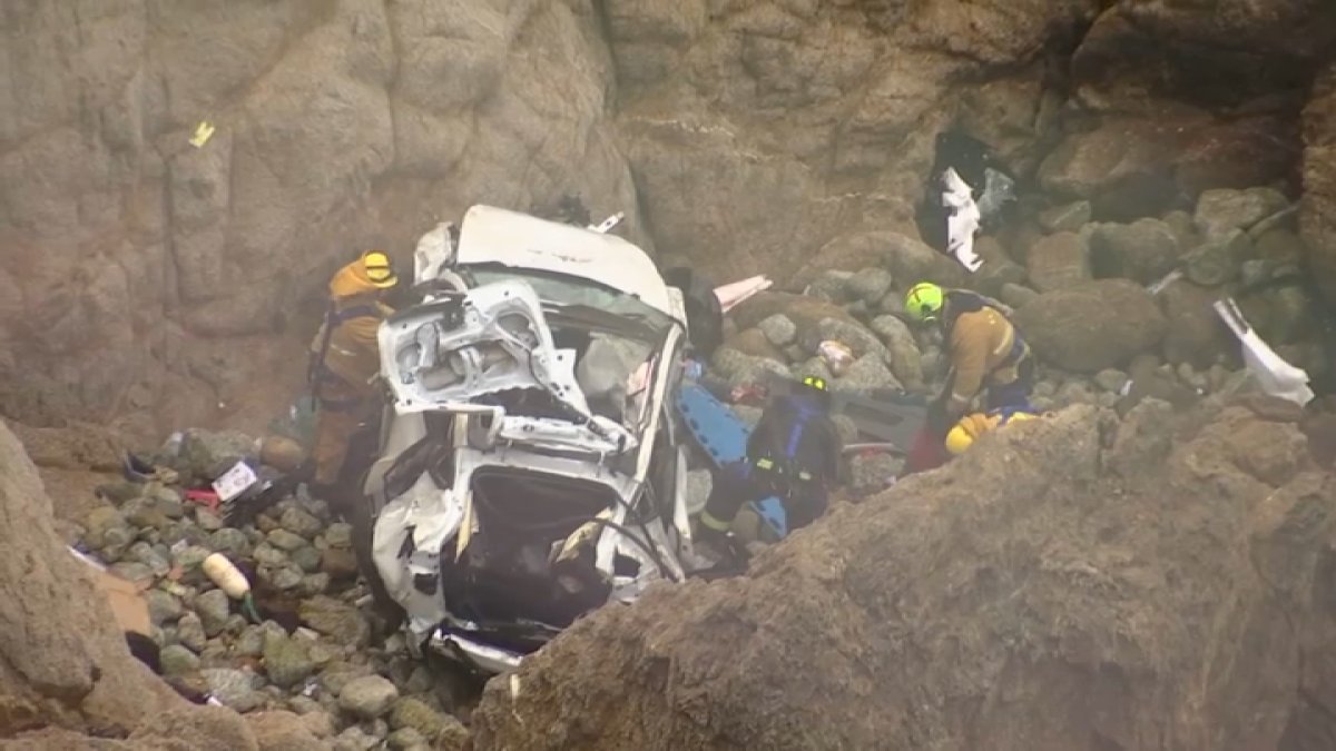 Driver Arrested After Tesla Plunges Down Cliff at Devil’s Slide – NBC ...