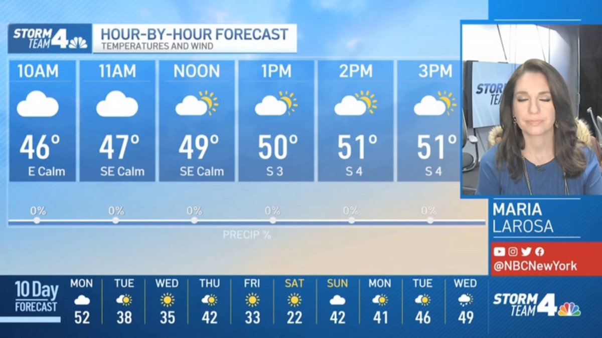 Latest Forecast From Storm Team 4 – NBC New York