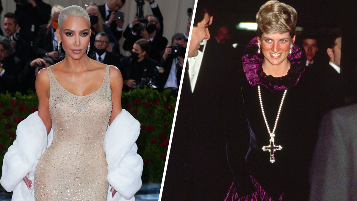 Kim Kardashian Buys Princess Dianas Famous Cross Pendant Necklace