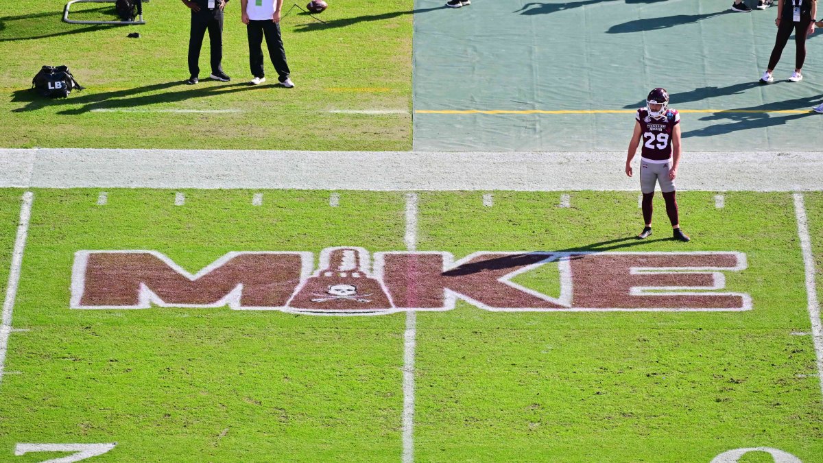 Mississippi State Honors Mike Leach With Special Helmets for Bowl Game ...