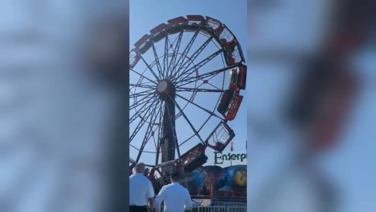 Fair Patrons Describe Being Stuck Upside Down on Ferris Wheel – NBC New ...