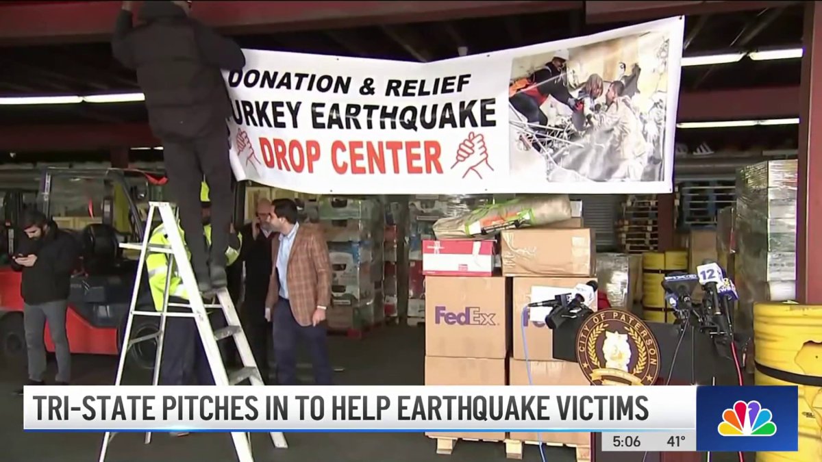 Tri-State Pitches in to Help Earthquake Victims – NBC New York