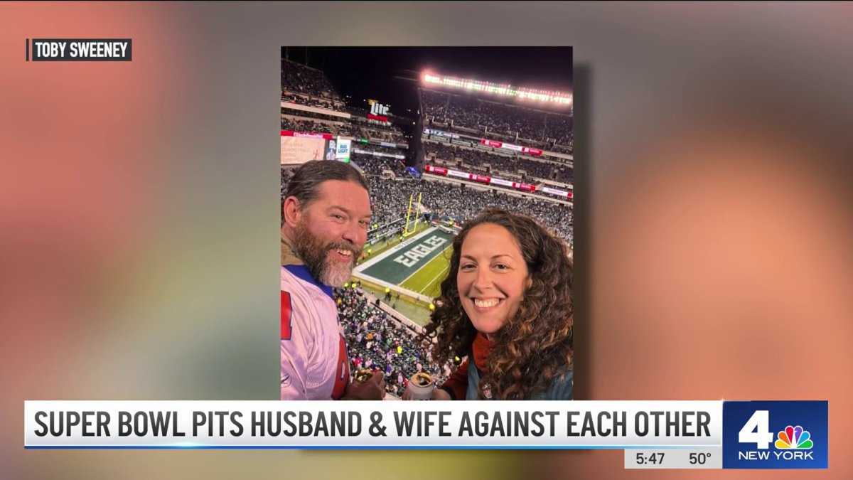 Super Bowl Pits NJ Husband and Wife Against Each Other – NBC New York