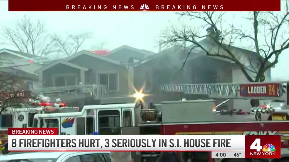 Multiple Firefighters Hurt, 3 Seriously in Staten Island House Fire ...