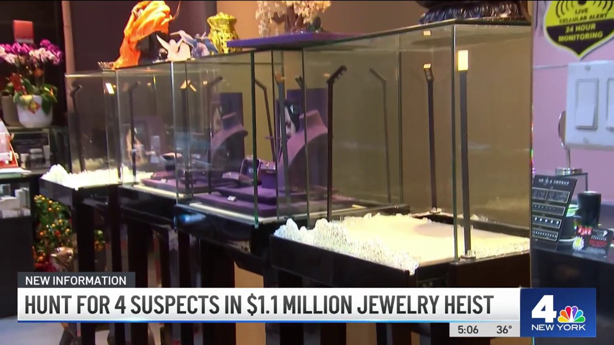 Hunt For 4 Suspects in $1.1 Million Jewelry Heist – NBC New York