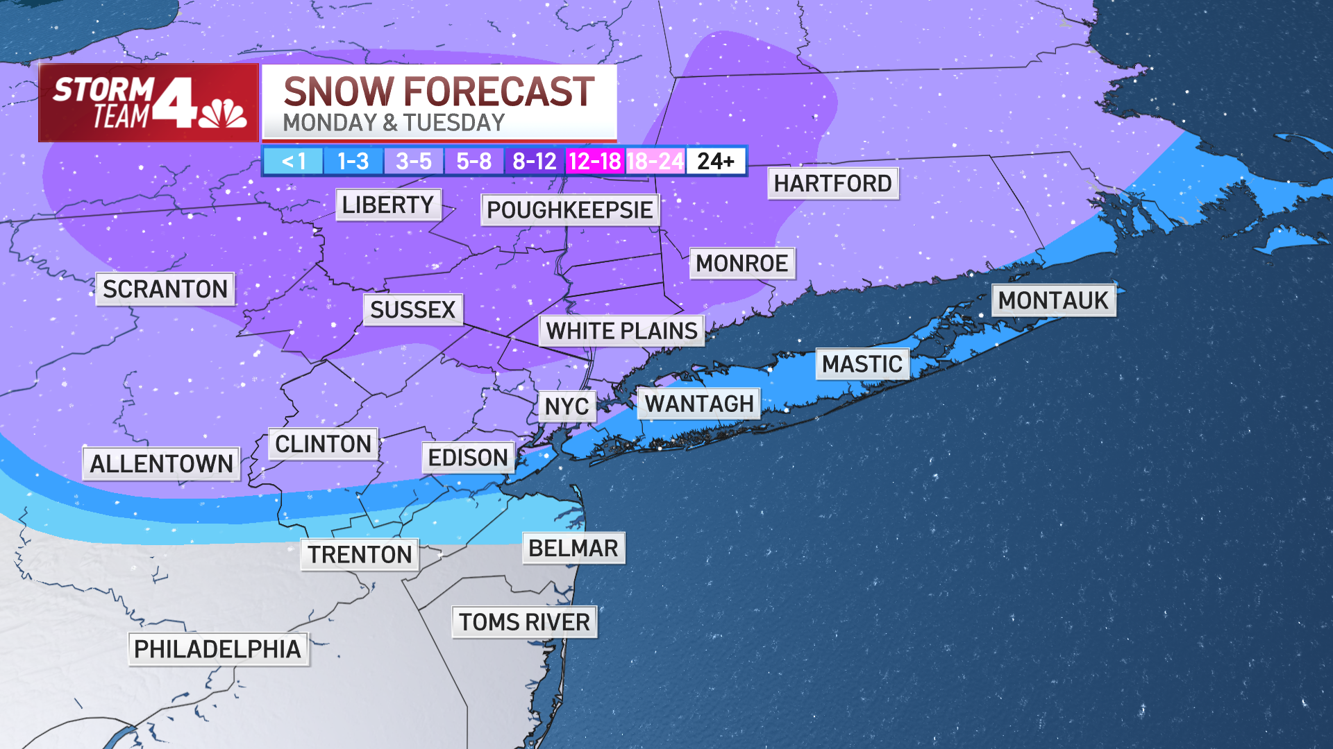 Weather NYC: First Major Snow of the Season Coming – NBC New York