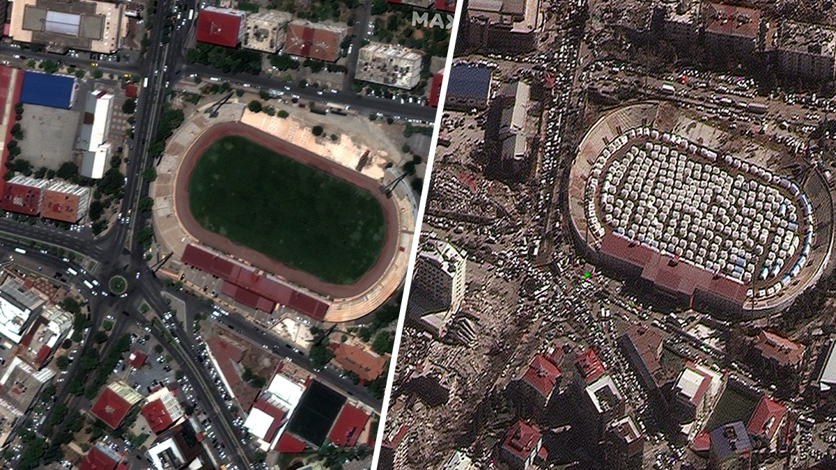 Turkey Earthquake Before And After Satellite Images Show Scale Of