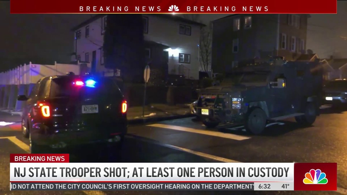 NJ State Trooper Shot in Paterson – NBC New York