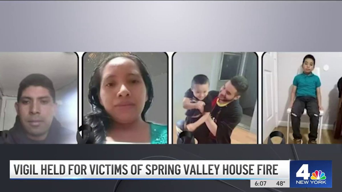 Vigil Held for Victims of Spring Valley House Fire – NBC New York