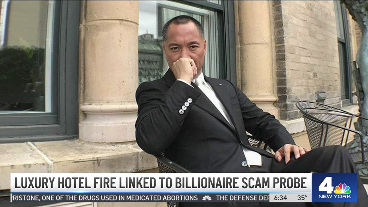 Luxury Hotel Fire Linked to Billionaire Scam Probe – NBC New York