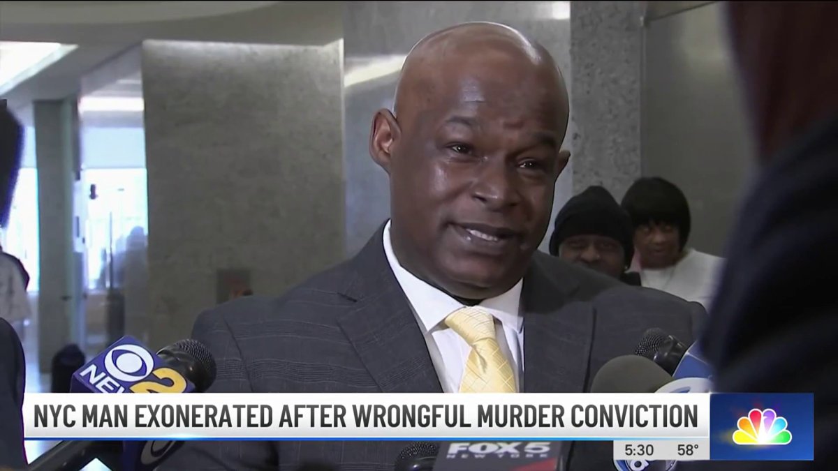 NYC Man Exonerated After Wrongful Murder Conviction – NBC New York