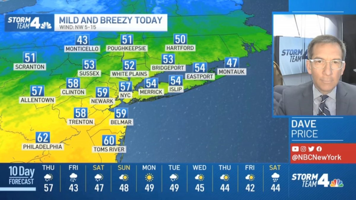 Latest Forecast From Storm Team 4 – NBC New York