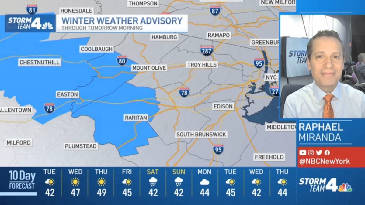 Latest Forecast From Storm Team 4 – NBC New York