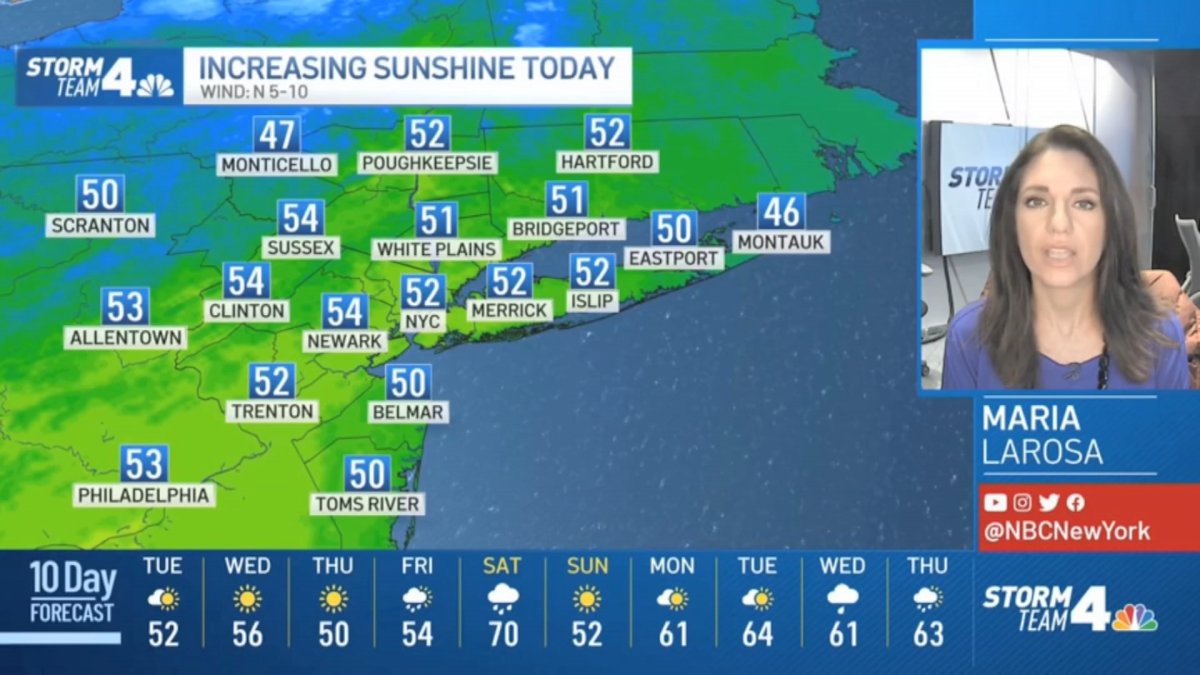 Latest Forecast From Storm Team 4 – NBC New York