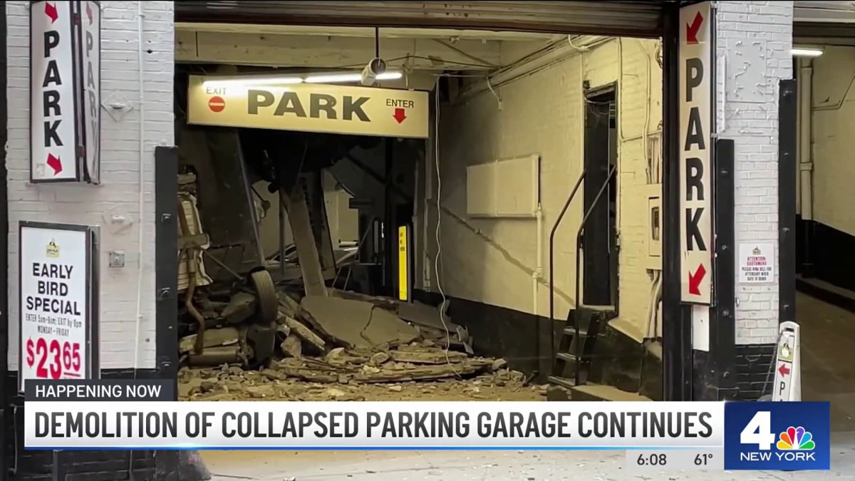 Demolition of Collapsed NYC Parking Garage Continues – NBC New York Demolition of Collapsed NYC Parking Garage Continues – NBC New York