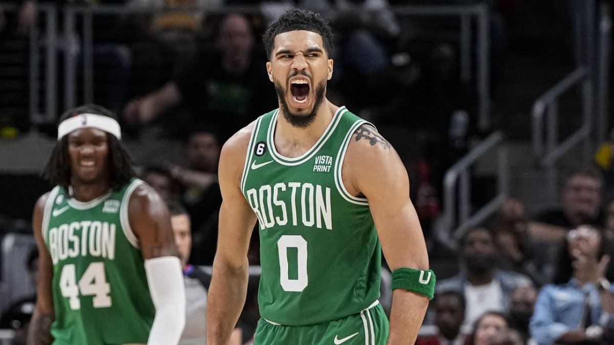 Tatum Dons KG’s ‘Anything Is Possible’ Jacket Before Game 7 Vs. Heat ...