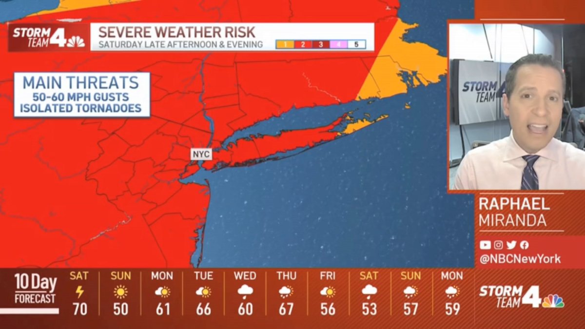 Latest Forecast From Storm Team 4 – NBC New York