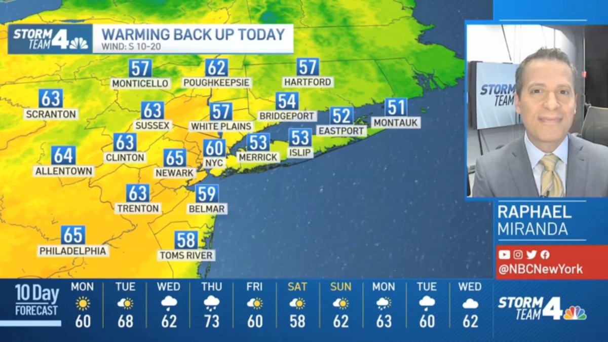 Latest Forecast From Storm Team 4 – NBC New York