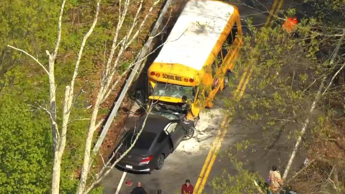 Westchester County News: Car Crashes Into School Bus in New Castle ...