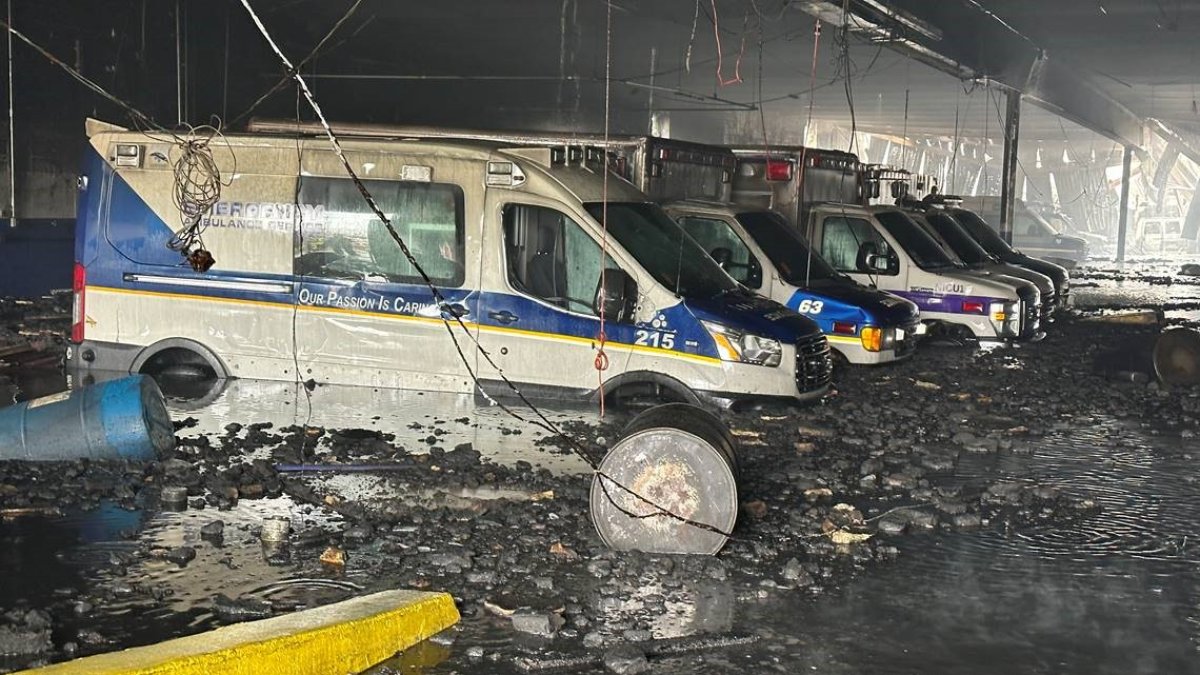 Fire in Freeport Today Takes Out Ambulance Garage – NBC New York