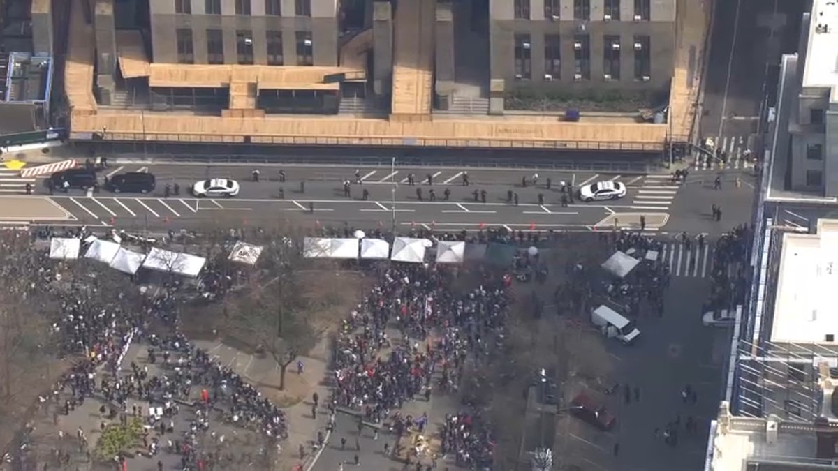 Watch Trump Go to Manhattan Criminal Court – NBC New York