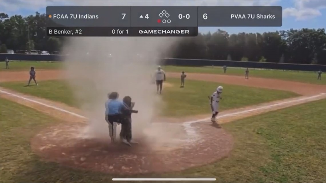 Umpire Saves Child From Dust Devil at Florida Youth Baseball Game – NBC ...