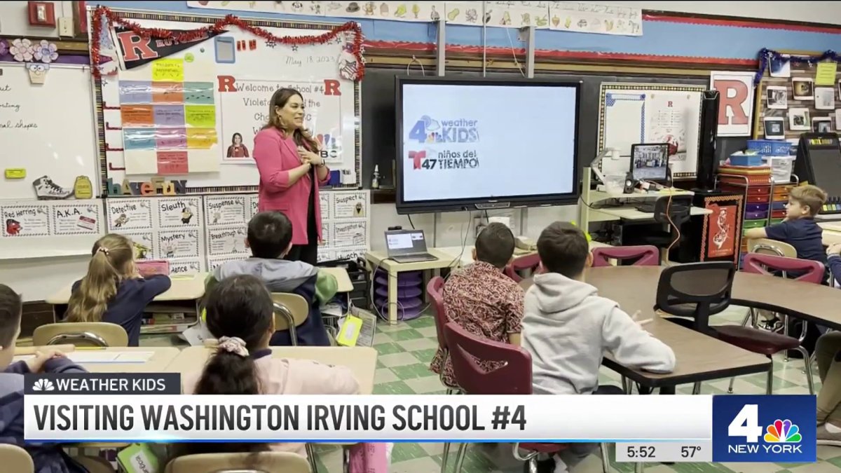 Violeta Yas Brings Weather Kids to Hometown of Garfield – NBC New York