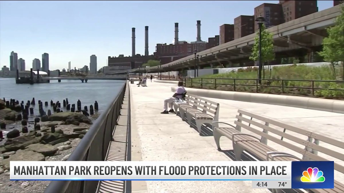 Manhattan Park Reopens With New Flood Protections in Place – NBC New York