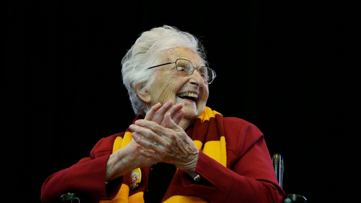 Sister Jean, loved chaplain for Loyola basketball, retires at 106 – NBC ...