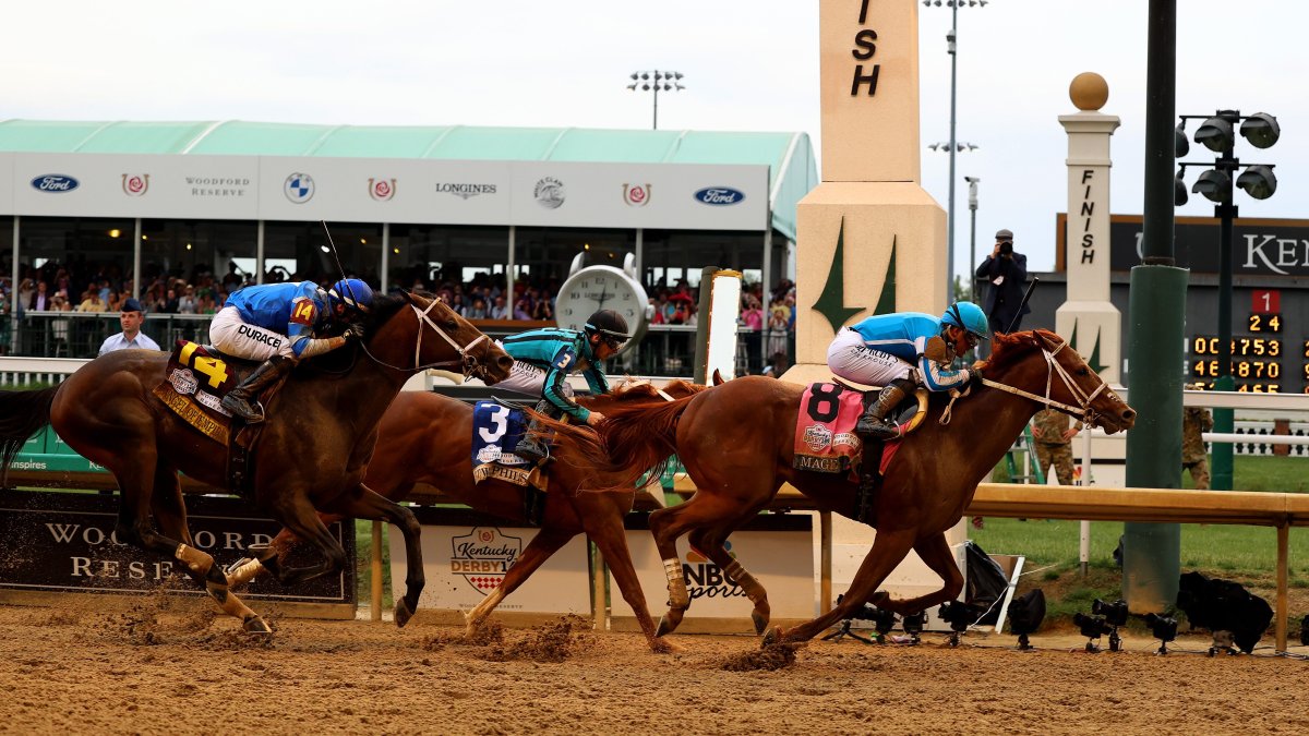 Mage Crowned Winner of 149th Kentucky Derby – NBC New York