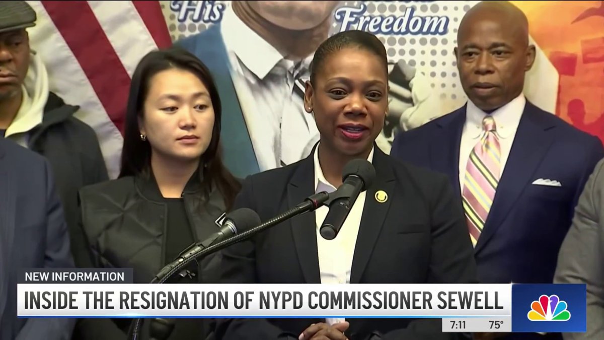 Inside the resignation of NYPD Commissioner Keechant Sewell – NBC New York