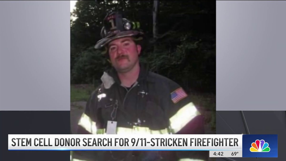 Stem cell donor search for 9/11-stricken firefighter – NBC New York