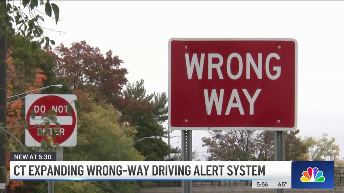 Connecticut expanding wrong-way driving alert system – NBC New York