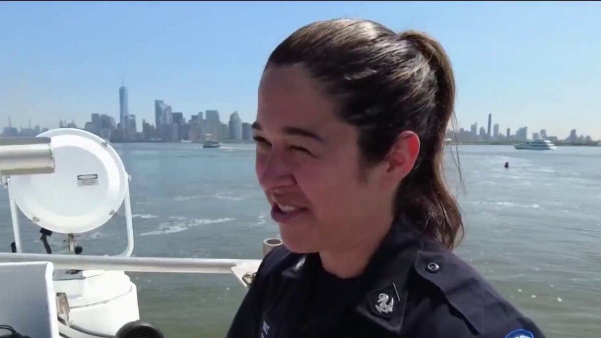 NYPD scuba team’s first female member – NBC New York