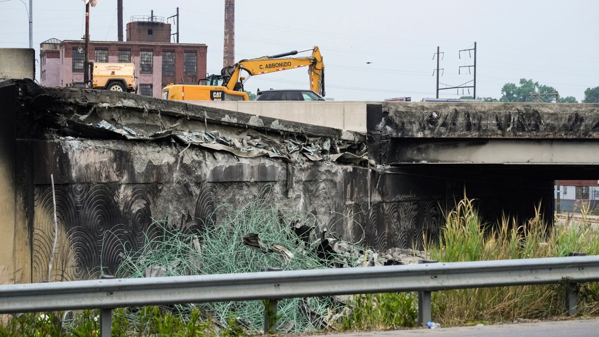 Collapsed stretch of Interstate 95 in Philadelphia to reopen within 2 ...