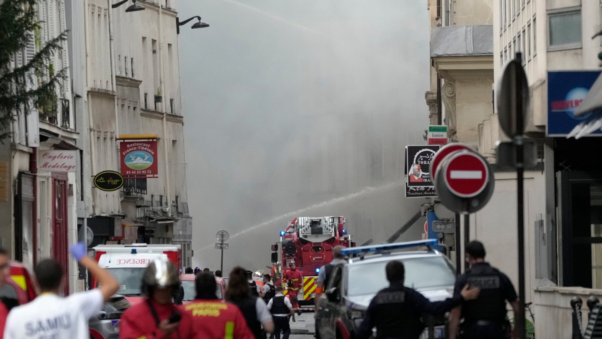 Paris police look at gas leak as possible cause of explosion and fire ...