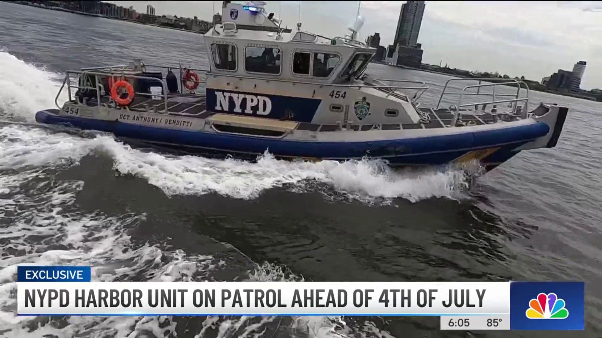 NYPD Harbor Unit on patrol ahead of Fourth of July – NBC New York