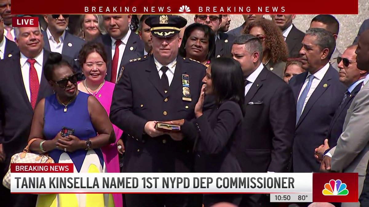 Tania Kinsella sworn in as First Deputy Commissioner of the NYPD – NBC ...