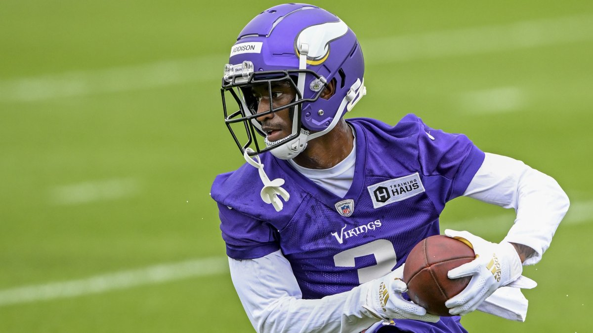 Vikings rookie Jordan Addison cited for driving 140 mph – NBC New York