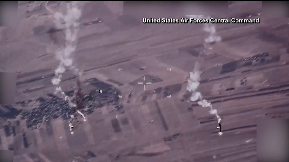 US releases video of Russian jets harassing American drones over Syria – NBC New York