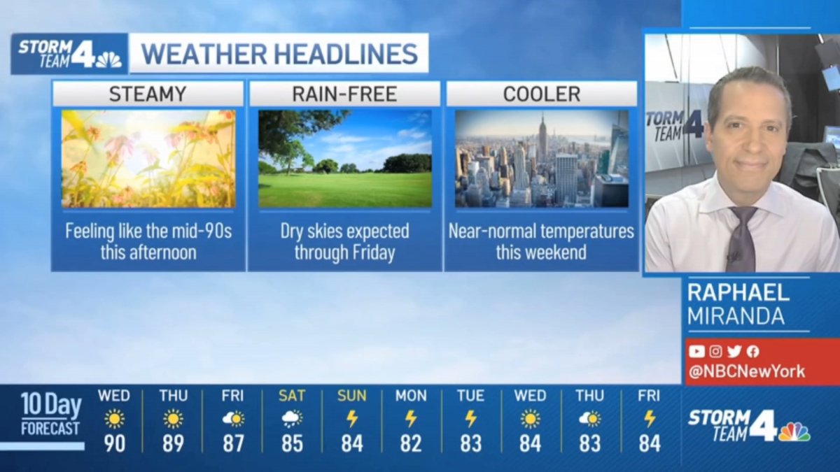 Latest Forecast From Storm Team 4 – NBC New York
