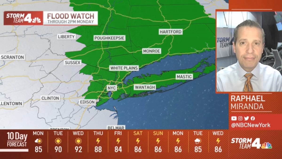 Latest Forecast From Storm Team 4 – NBC New York